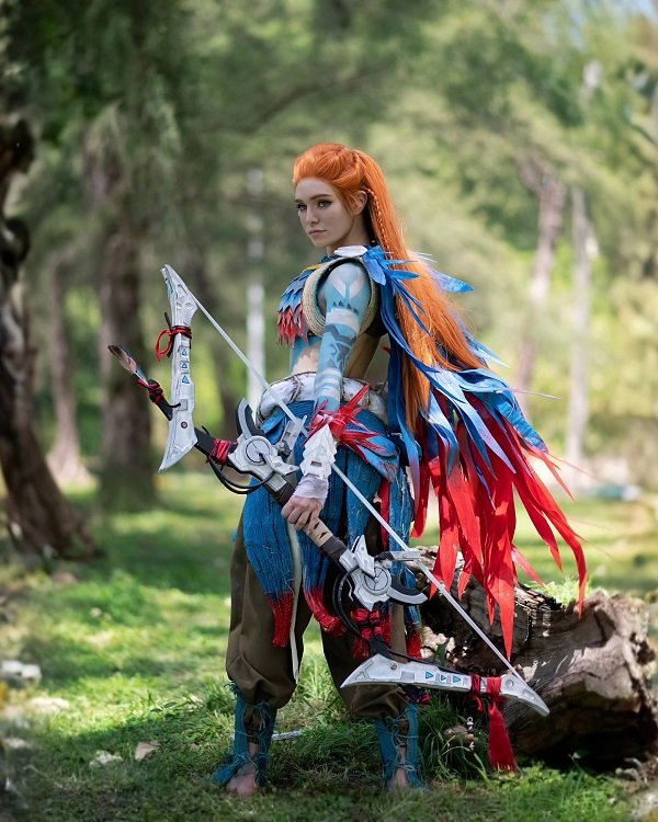 Top 445+ ảnh Aloy cosplay ấn tượng nhất, thần thái cực chất