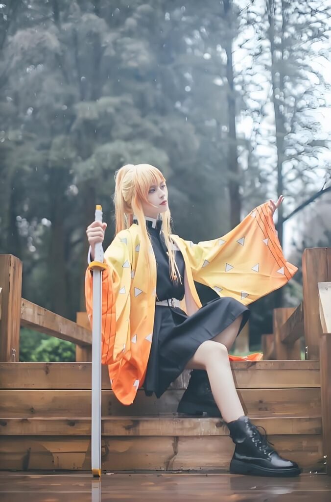 99+ Ảnh Zenitsu cosplay đẹp sống động, chuẩn nhân vật