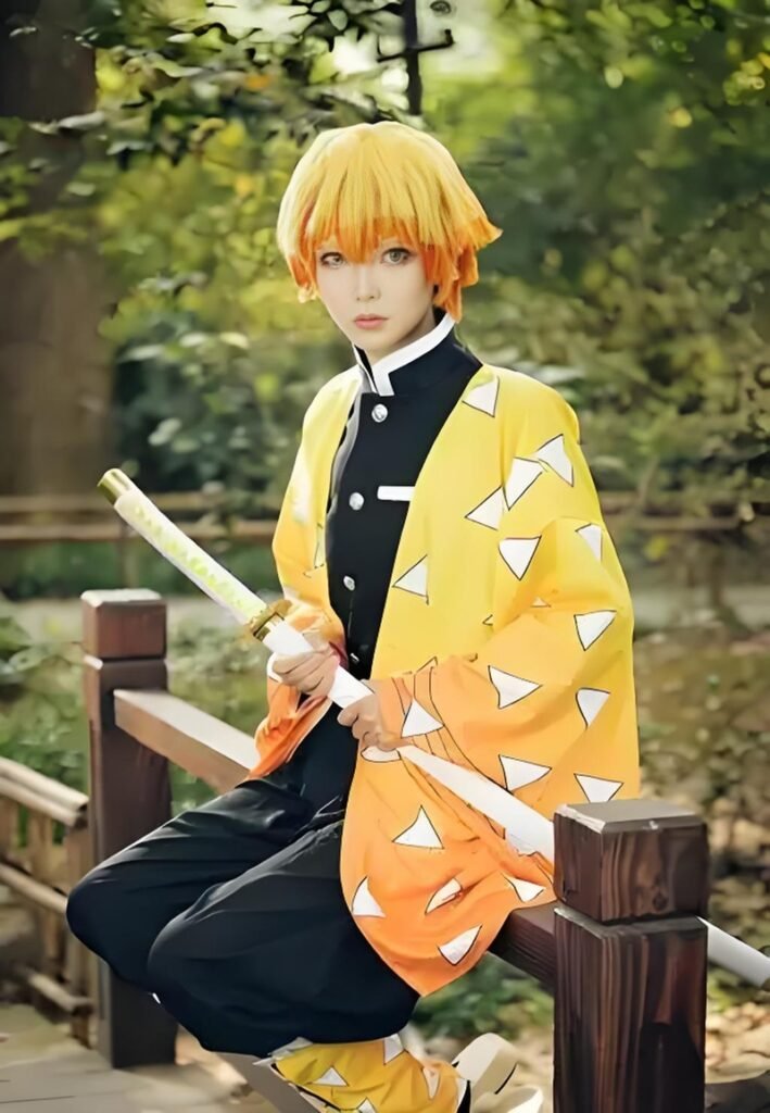 99+ Ảnh Zenitsu cosplay đẹp sống động, chuẩn nhân vật